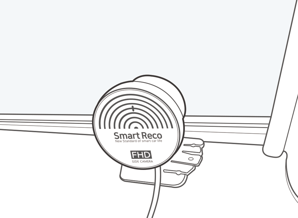 クルマの左右を録画できるサイド2カメラのドライブレコーダー｜smartreco WHSR-S100